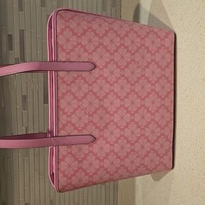 kate spade | Bags | Kate Spade Spade Flower Large Tote With Heart ...